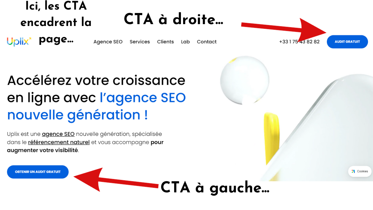 Définition CTA - Uplix ↗